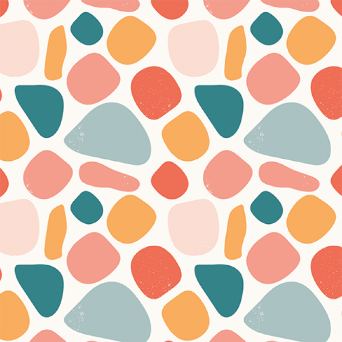 Colorful Stones Pattern - Kids Spaces and Nursery - Patterns - Search Art
