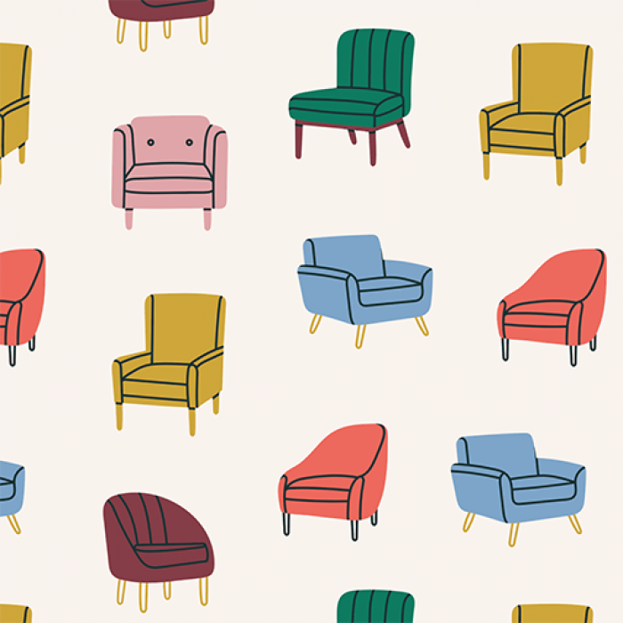 Vintage Chair Pattern - Patterns - Search Art
